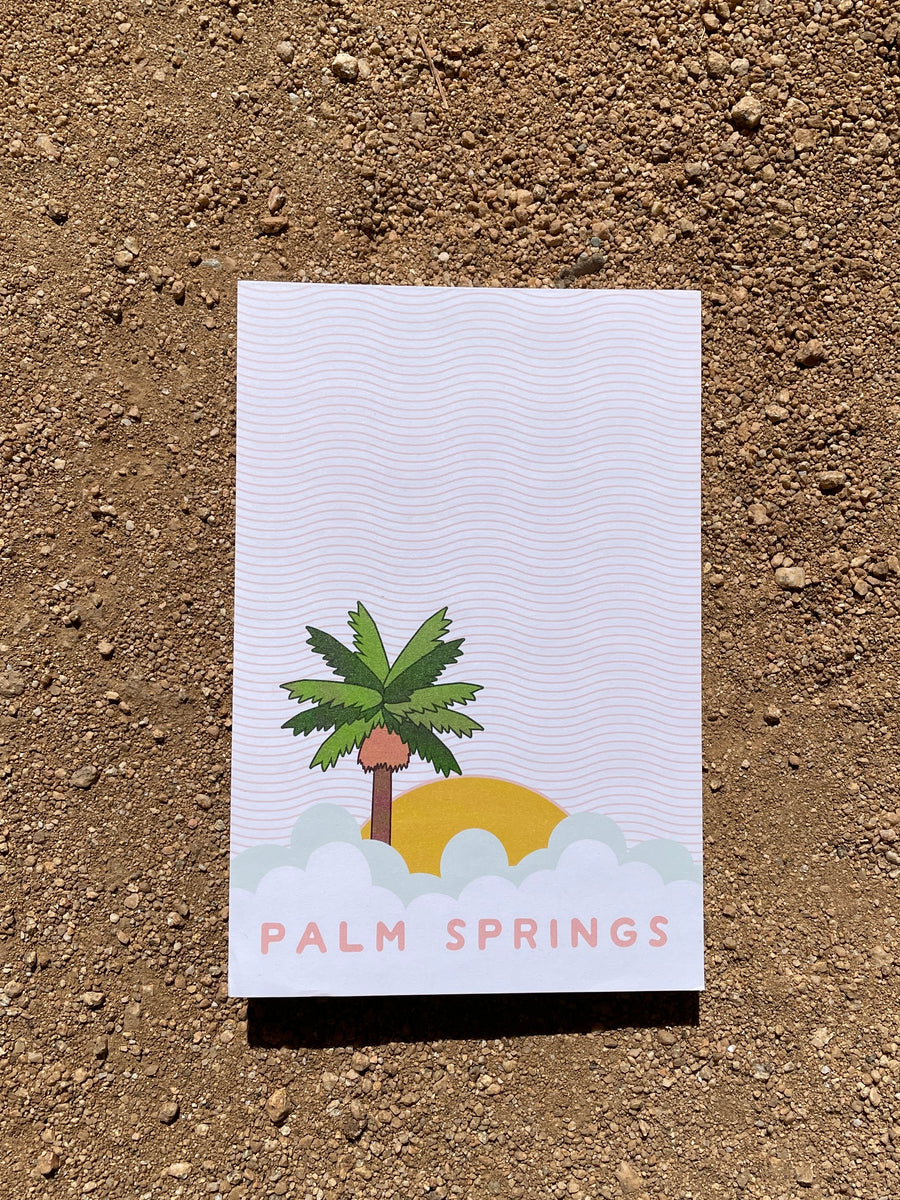 Palm Springs Notepad – Opal Atlas