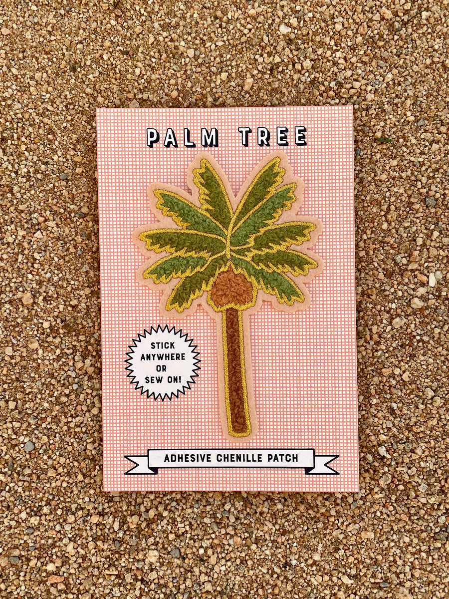 Palm Tree Chenille Patch – Opal Atlas
